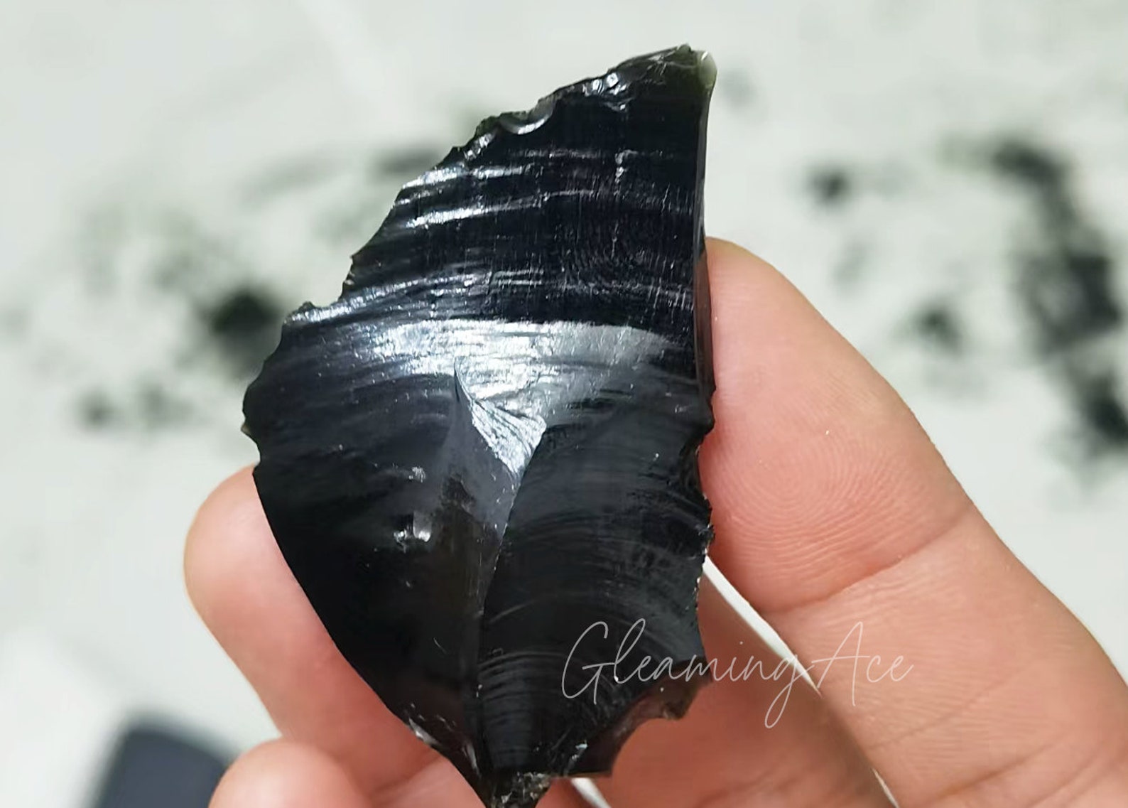Natural Raw Obsidian Chunk, Rough Obsidian, Healing Crystals - Etsy