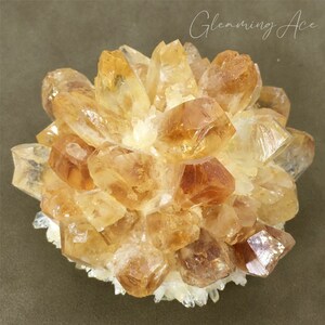 Citrine Quartz Cluster, Citrine Cathedral, Raw Yellow Citrine Cluster, Quartz Crystal Cluster ...