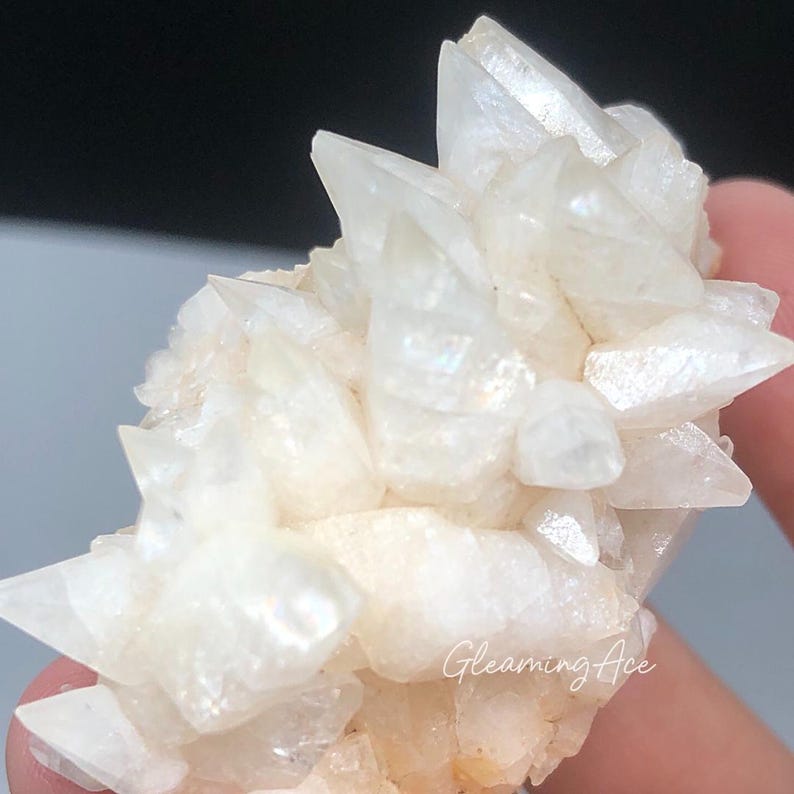 Natural White Aragonite Calcite Cluster Aragonite Mineral Specimen ...