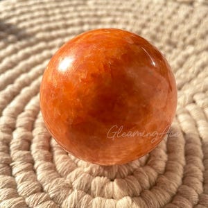 Natural Sunstone Spheres, Polished Sunstone Crystal Ball, Divination ...