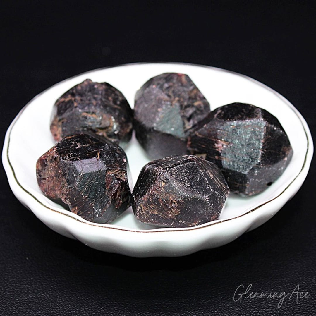 Natural Raw Red Garnet Raw Crystals Garnet - Etsy
