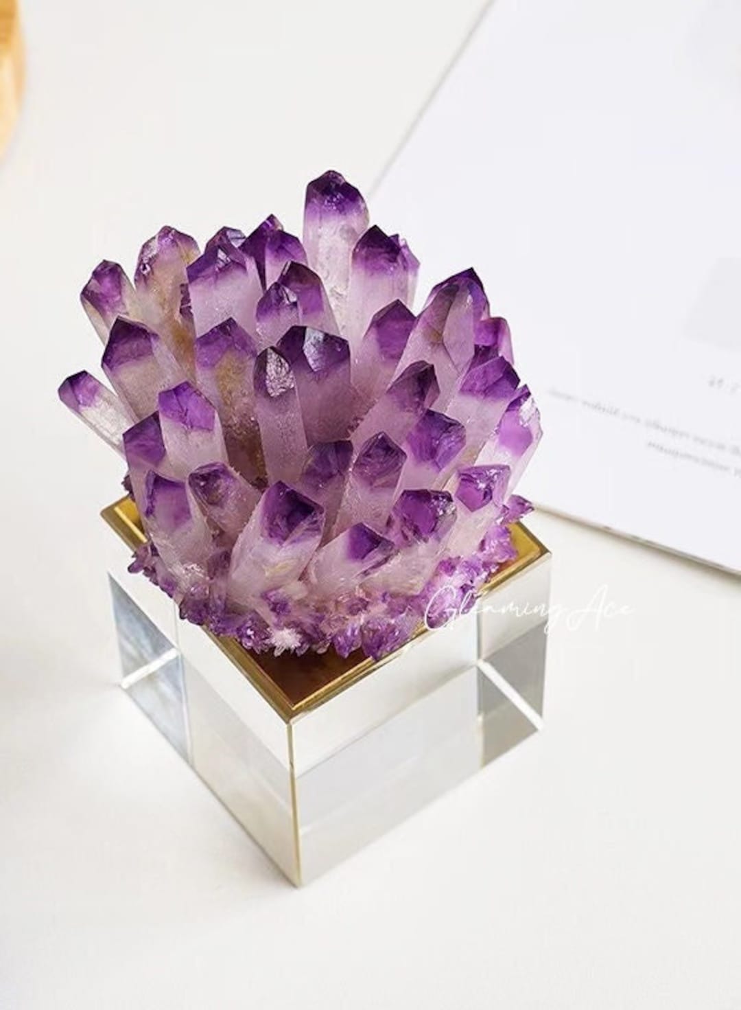 Amethyst Cluster, Crystal Vug, Quartz Crystal Cluster Specimen, Reiki ...