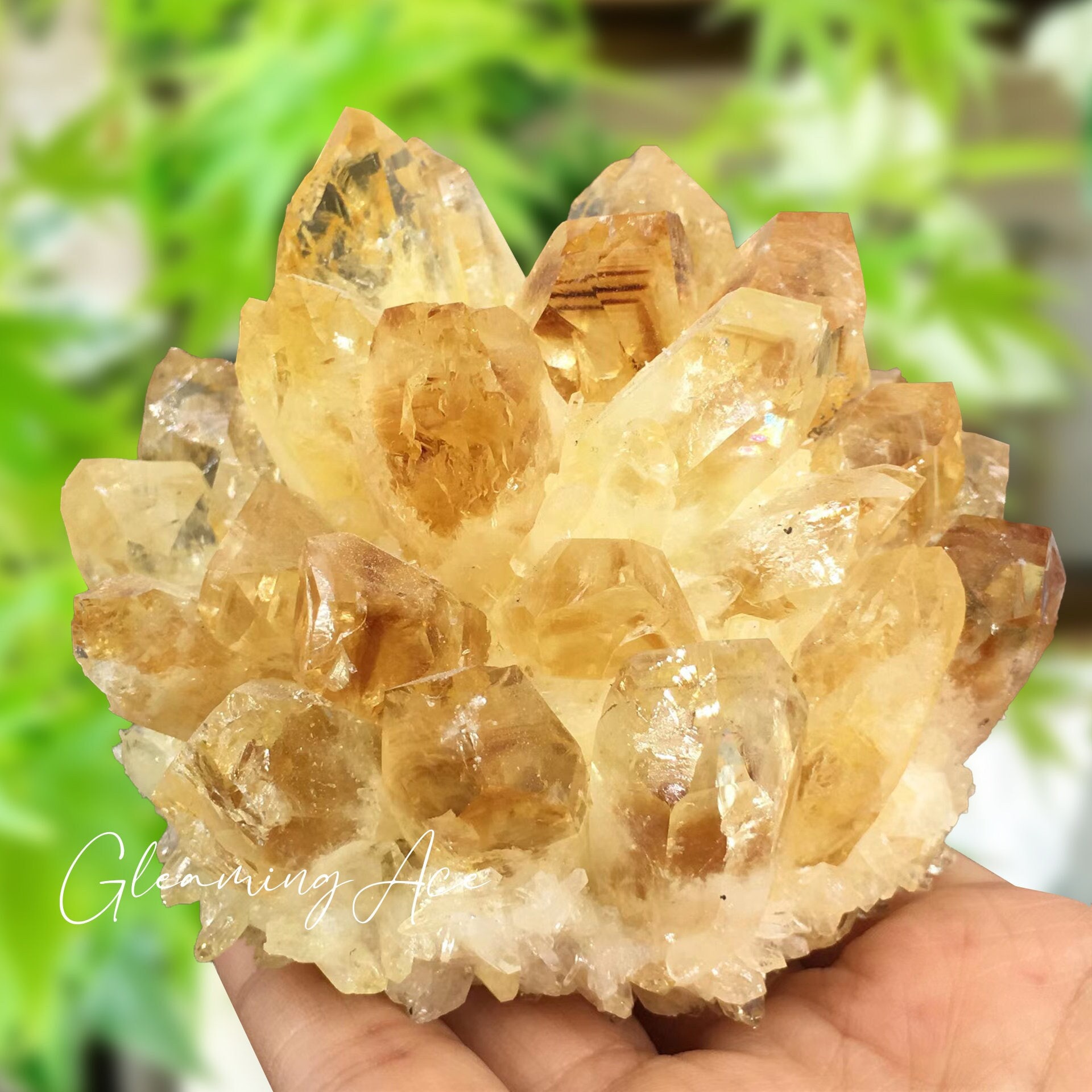 Citrine Crystal Cluster