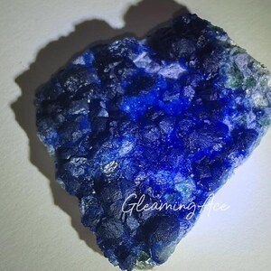 High Quality Blueberry Blue Fluorite Specimen Rare Fluorite Cluster ...