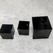 Black Obsidian Cube, Polished Obsidian Cube Stone Home Decoration - Etsy