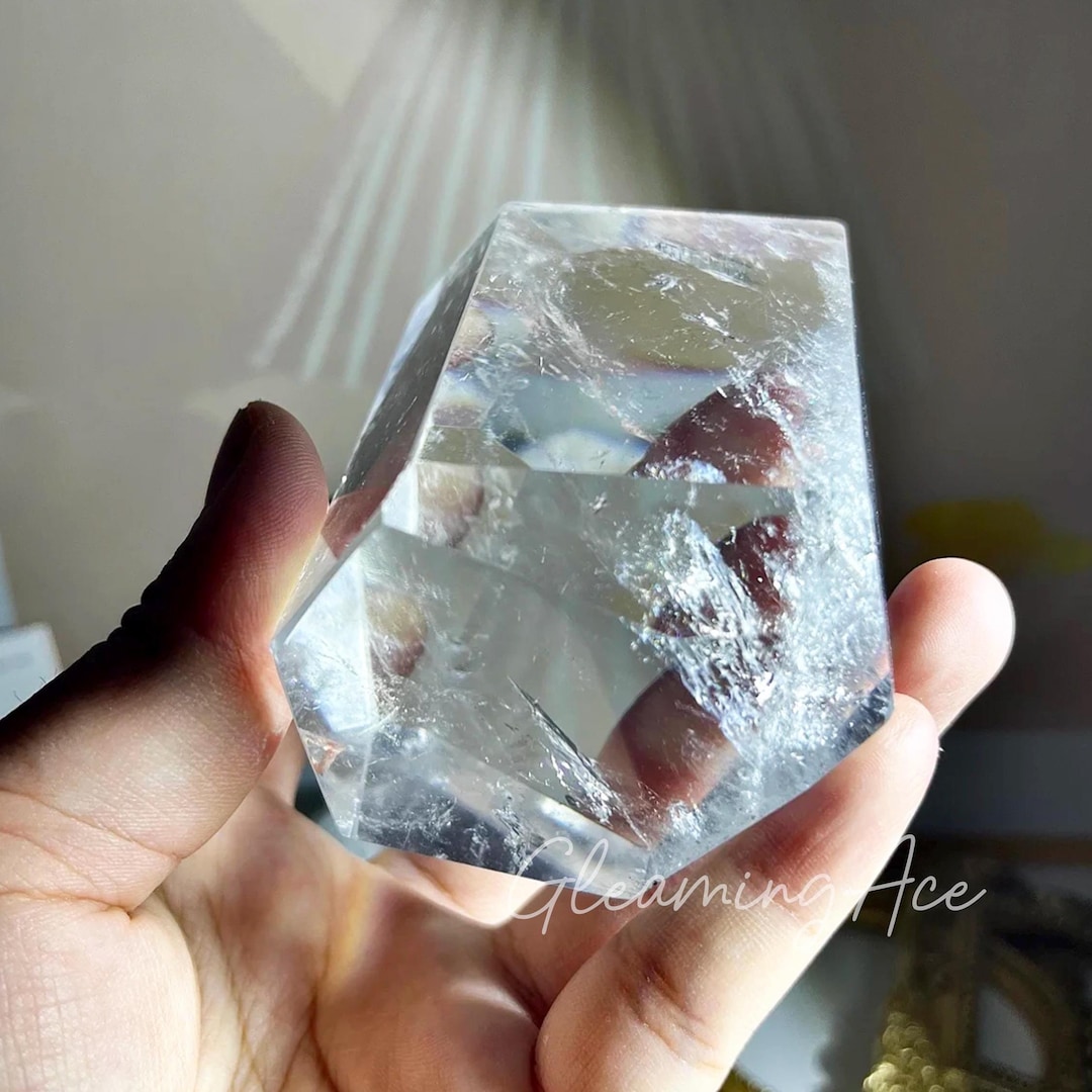 Natural Clear Quartz Crystal Freeform, Crystal Freeform Tumbles ...