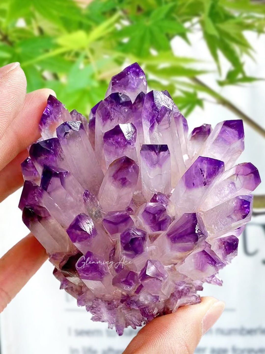 Amethyst Cluster, Crystal Vug, Quartz Crystal Cluster Specimen, Reiki ...