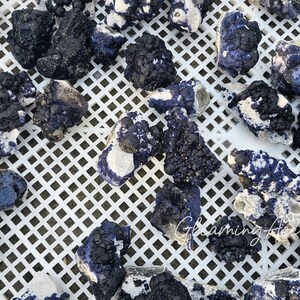High Quality Blueberry Blue Fluorite Specimen Rare Fluorite Cluster ...