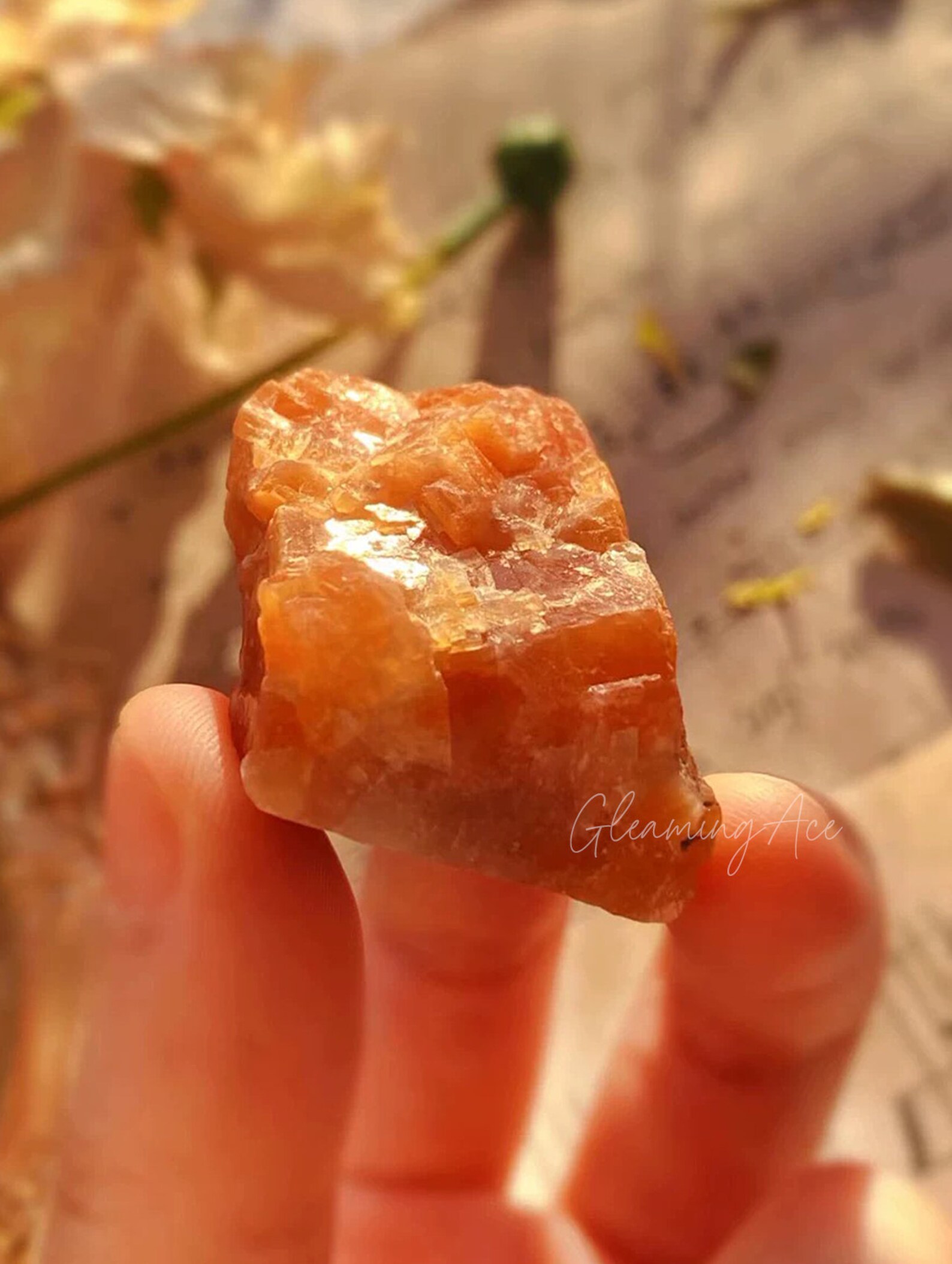 Natural Raw Sunstone Stone, Rough Sunstone, Mineral Samples - Etsy
