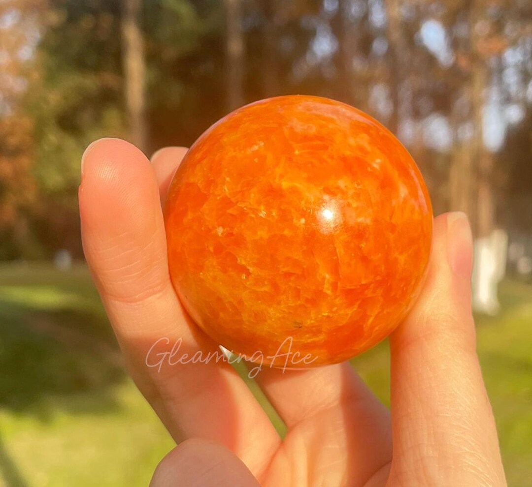 Natural Sunstone Spheres, Polished Sunstone Crystal Ball, Divination ...