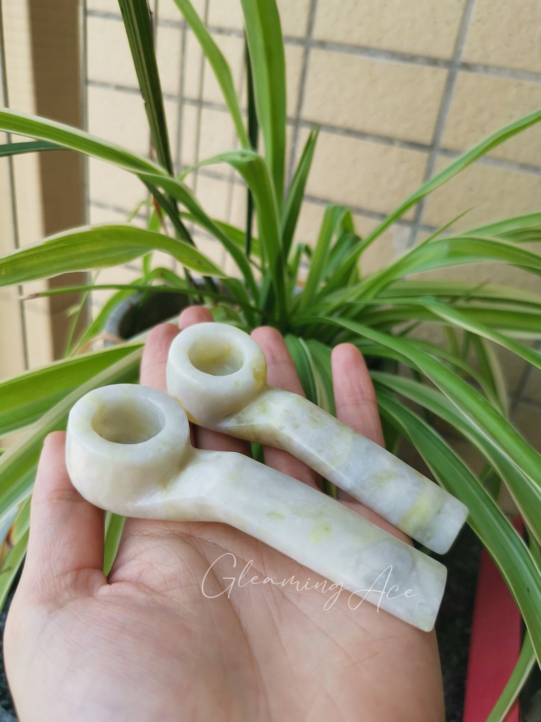 Natural Stone Jade Smoking Pipe, Xiu Jade Hand Pipe, Jade Cigarette ...