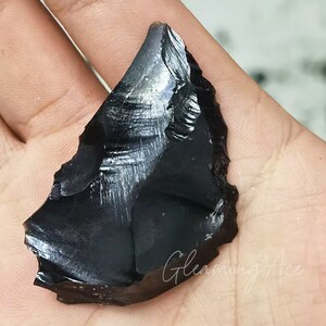 Natural Raw Obsidian Chunk, Rough Obsidian, Healing Crystals - Etsy