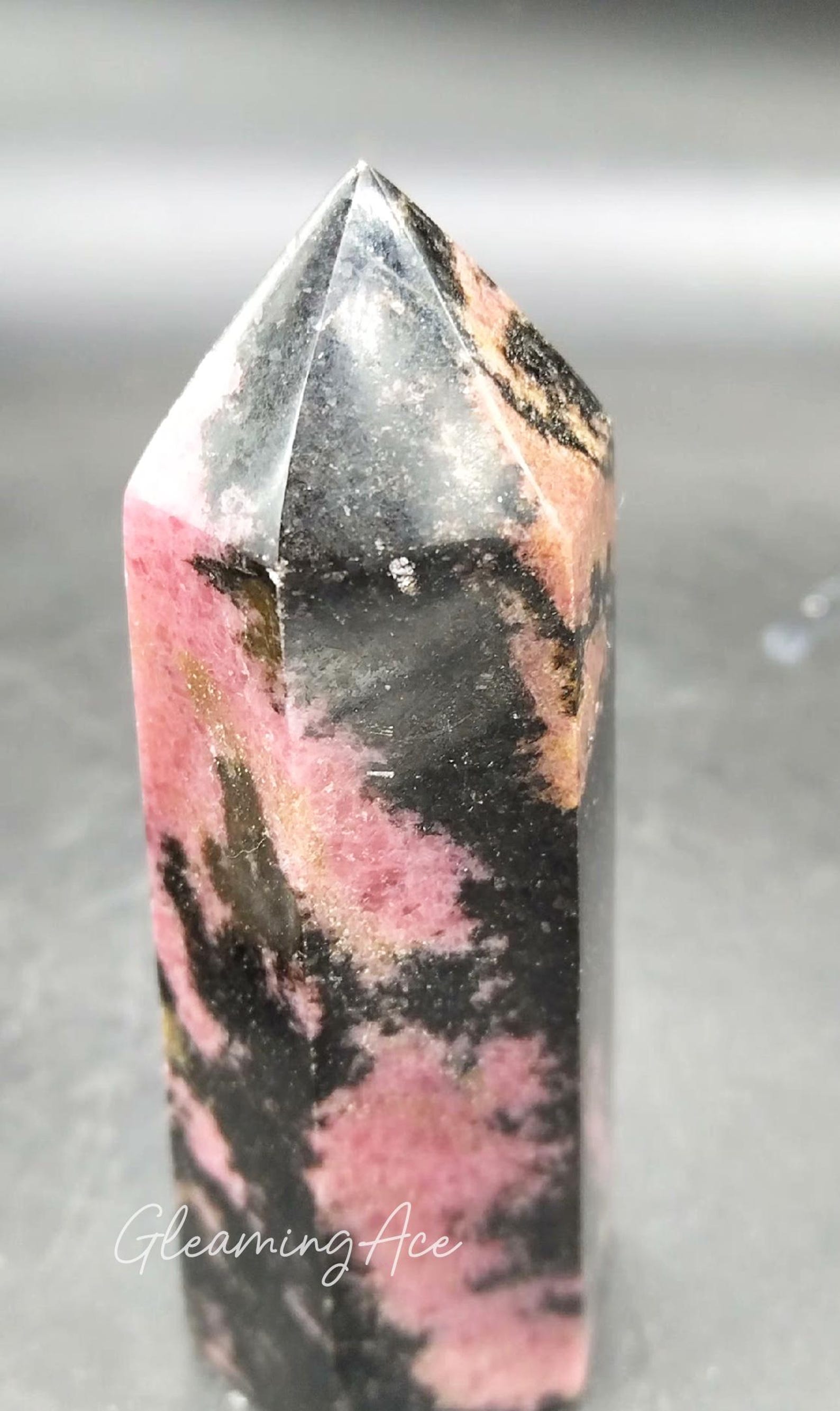 High Quality Natural Rhodonite Tower Rhodonite Point - Etsy
