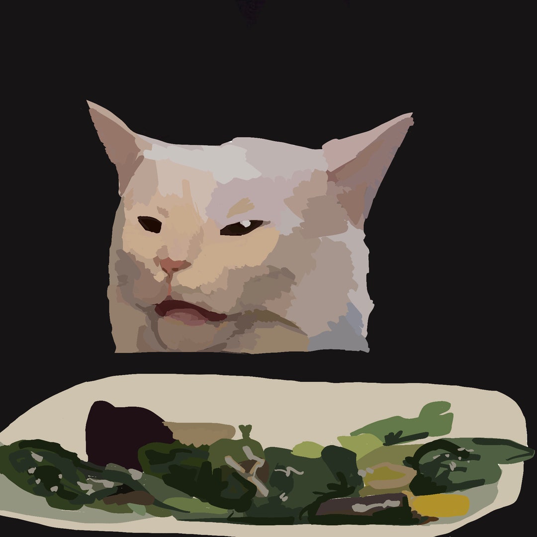 Smudge the Cat Sticker - Etsy
