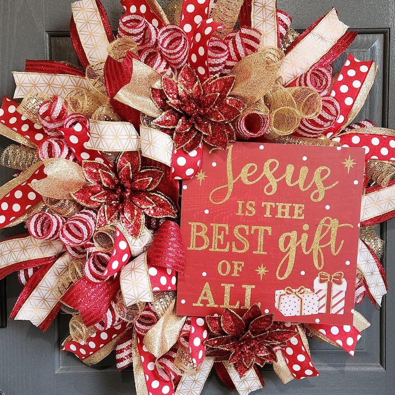 Religious Wreath - Etsy