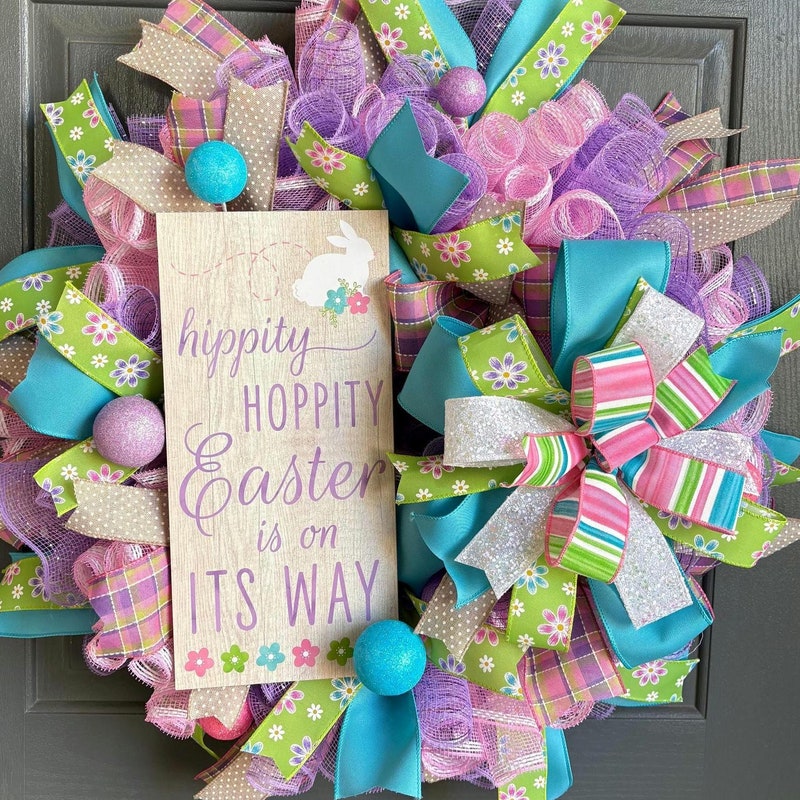 Easter Wreath - Etsy