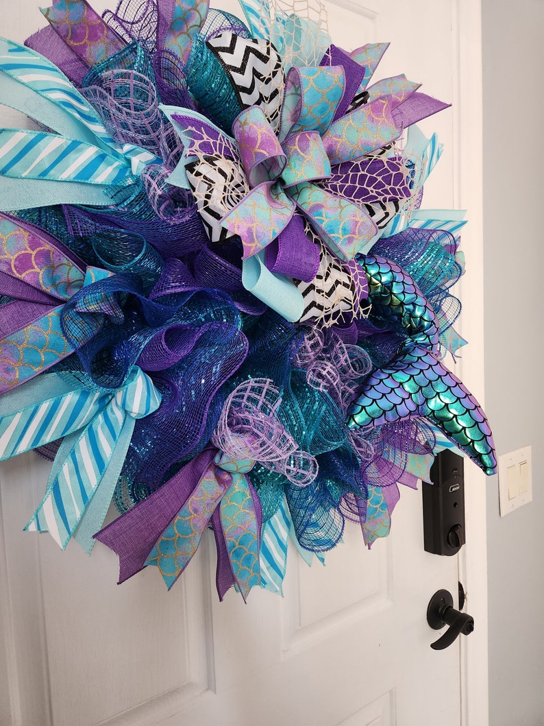 Introducing the Absolutely Gorgeous Mermaid Wreath With - Etsy
