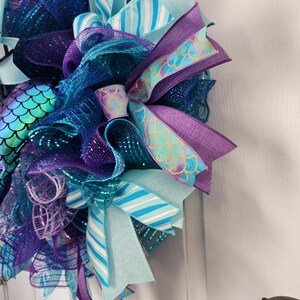 Introducing the Absolutely Gorgeous Mermaid Wreath With Movable Mermaid ...