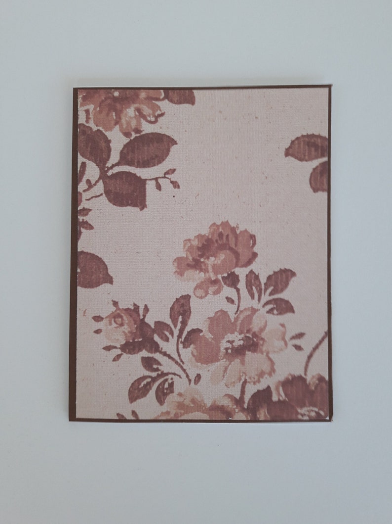 Set of 6 Handmade Floral Notecards Vintage Style Floral - Etsy
