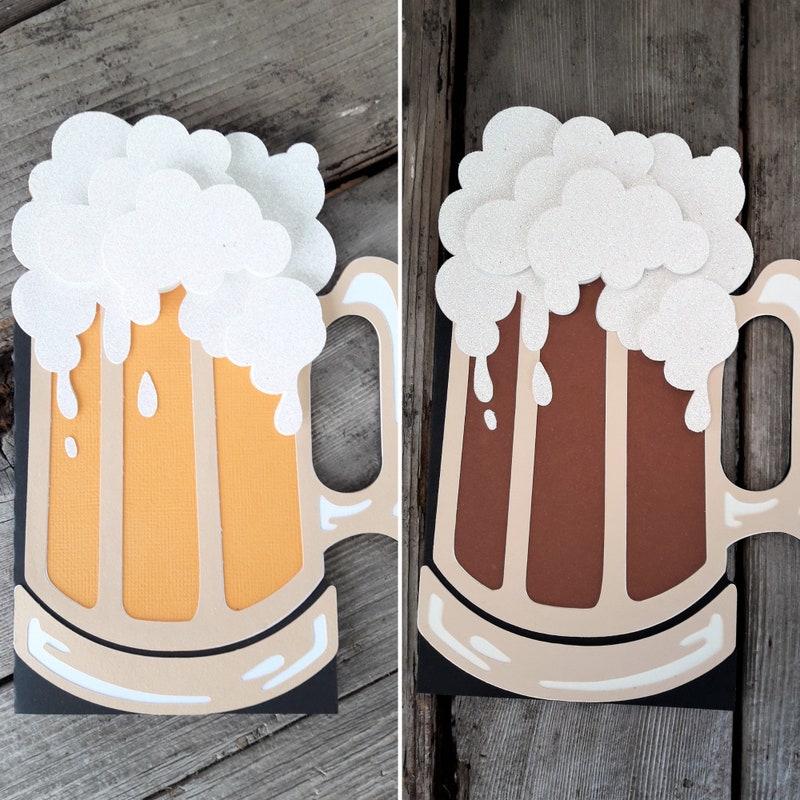 Beer Mug Card - Etsy