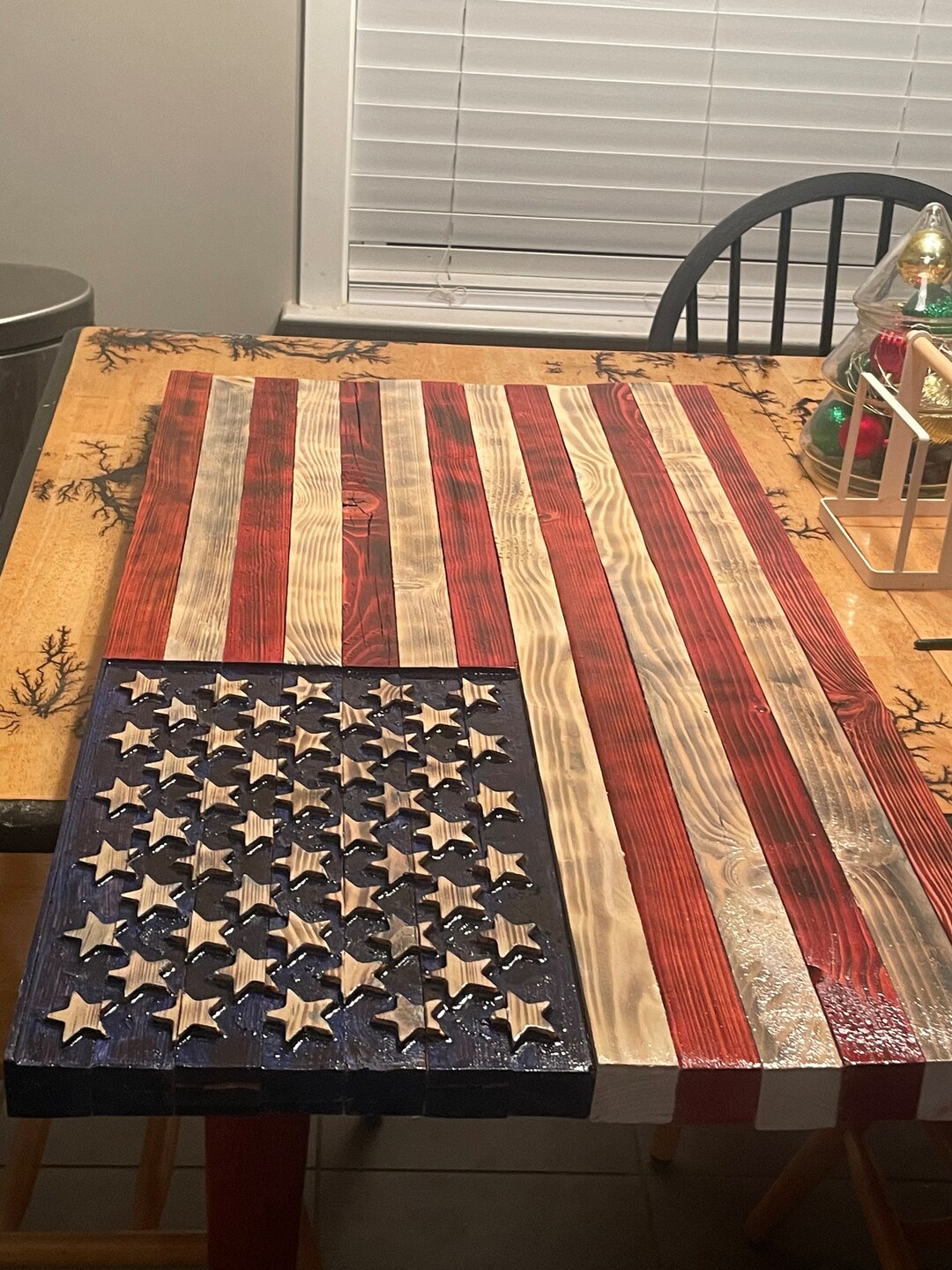 Rustic American Flag - Etsy
