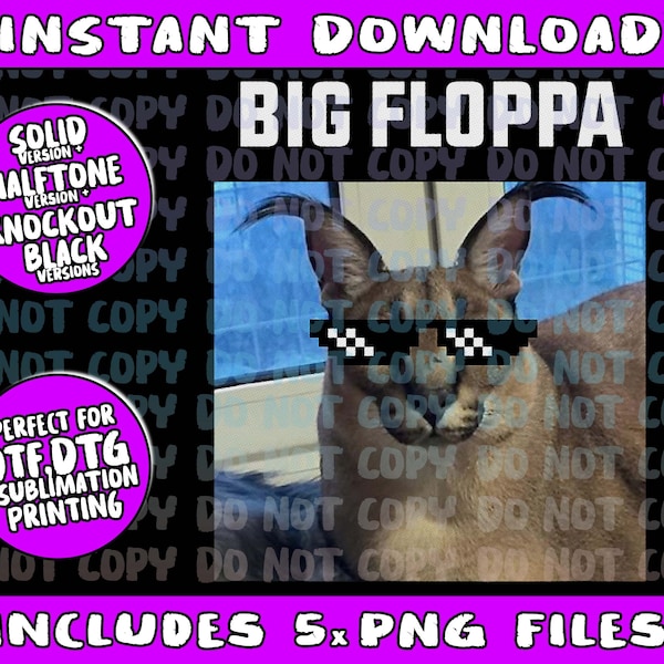 Big Floppa Png - Etsy