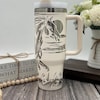 Bible Verses Engraved Tumbler Cup Holder Friendly Travel Mug Vacuum ...
