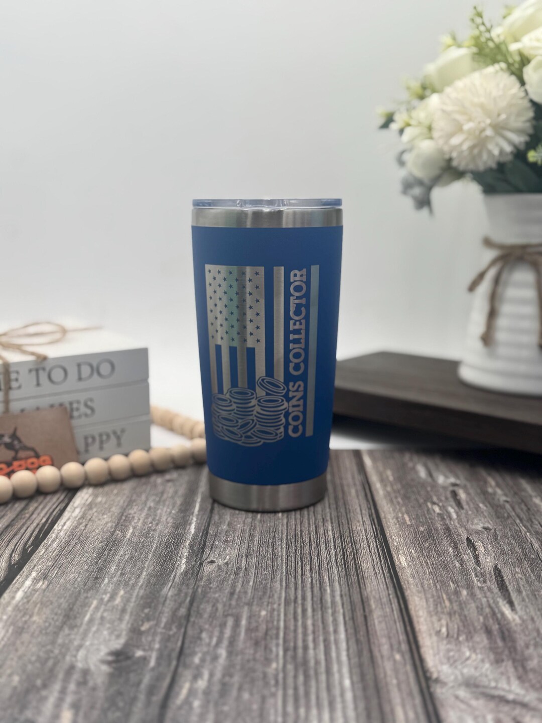 Engraved Coin Collector Tumbler, Personalized Numismatist Gift, 20oz - Etsy