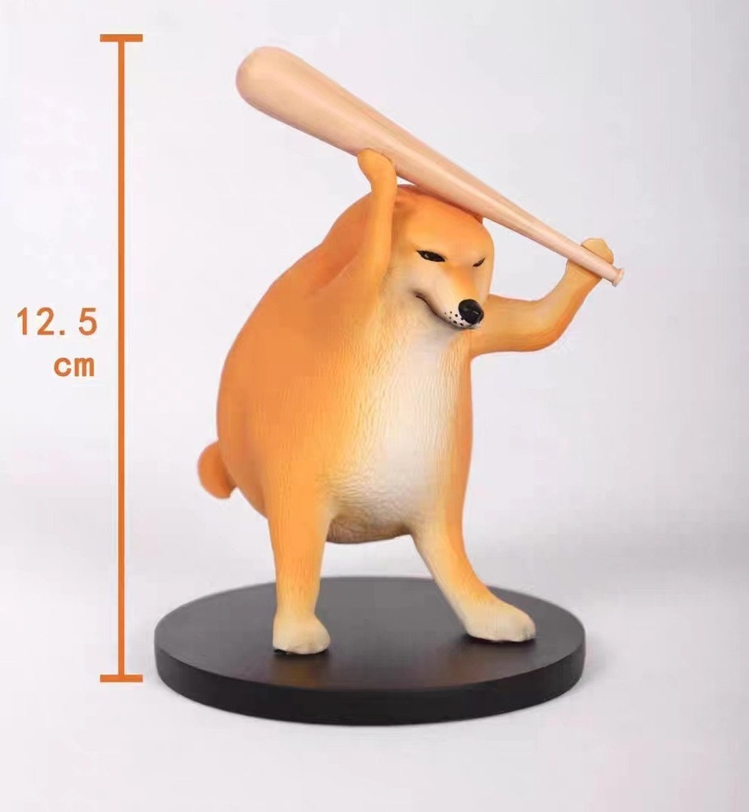 Cheems Cheems jugando béisbol Te golpearé - Etsy México