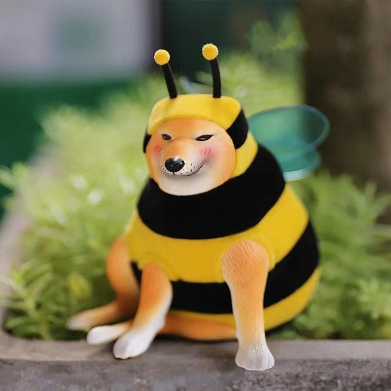 Dog Bee Cheems Cheems Figure - Etsy Denmark