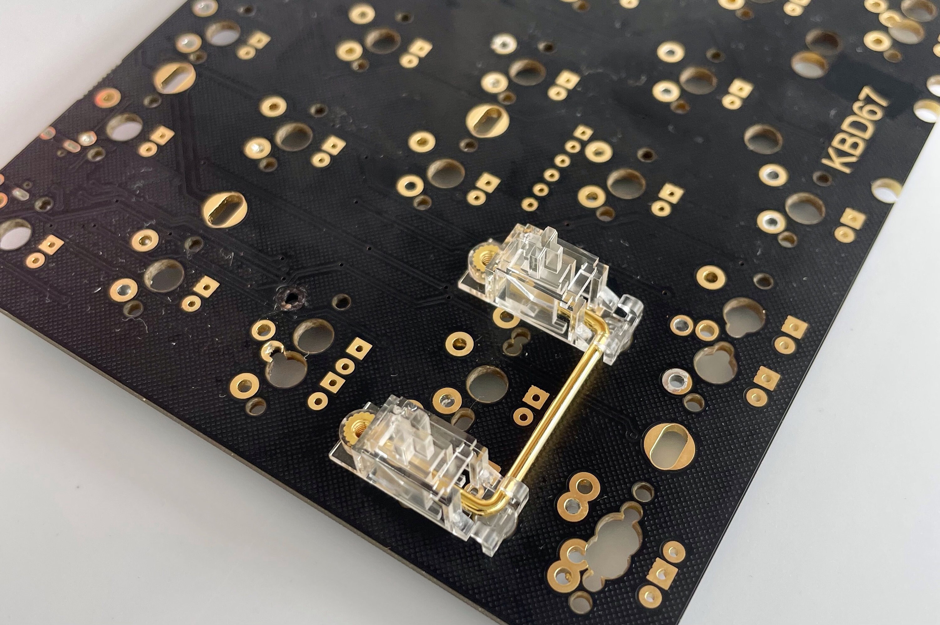 Durock V2 Screw-in Stabilizers:hand-lubed and Tuned clear, Wire ...