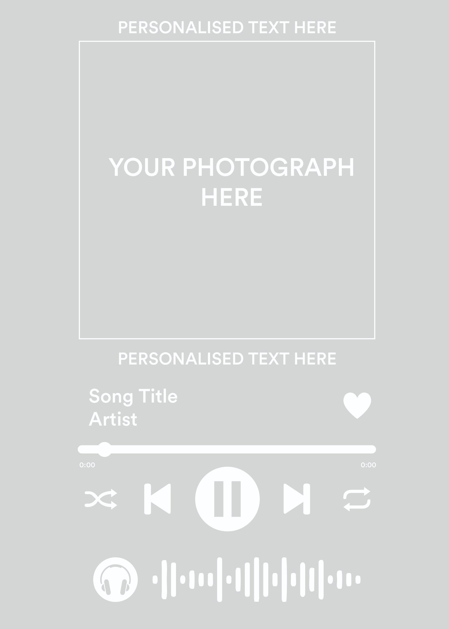 Spotify Plaque Acrylic Photo Plaque With Light up LED Base - Etsy UK