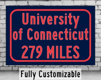 University of Connecticut Sign - Etsy