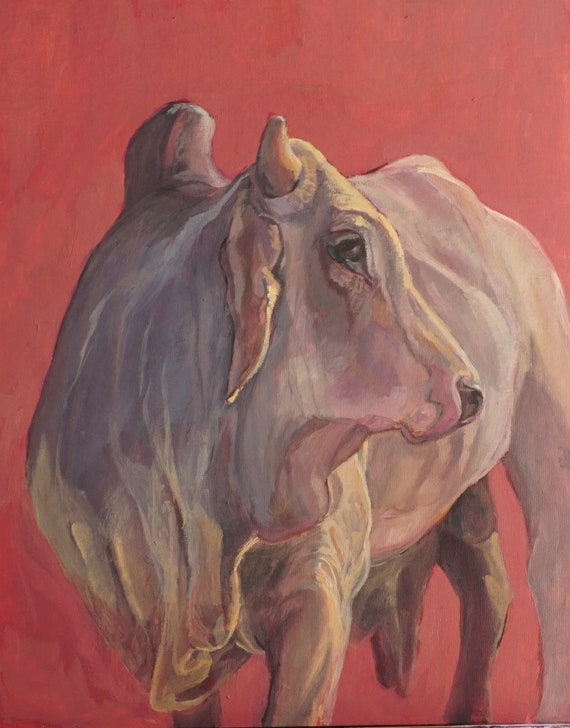 Brahma Bull Ranch Western Cattle Rodeo - Etsy