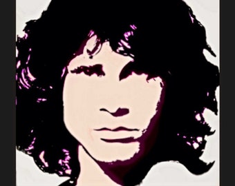 Jim Morrison Caricature Art Print Limited Edition by Peter Battaglioli ...