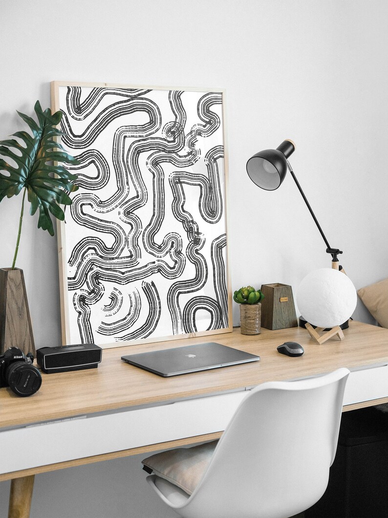 Wall Art Minimalist - Continuous Line Art, Single Line Prints ...
