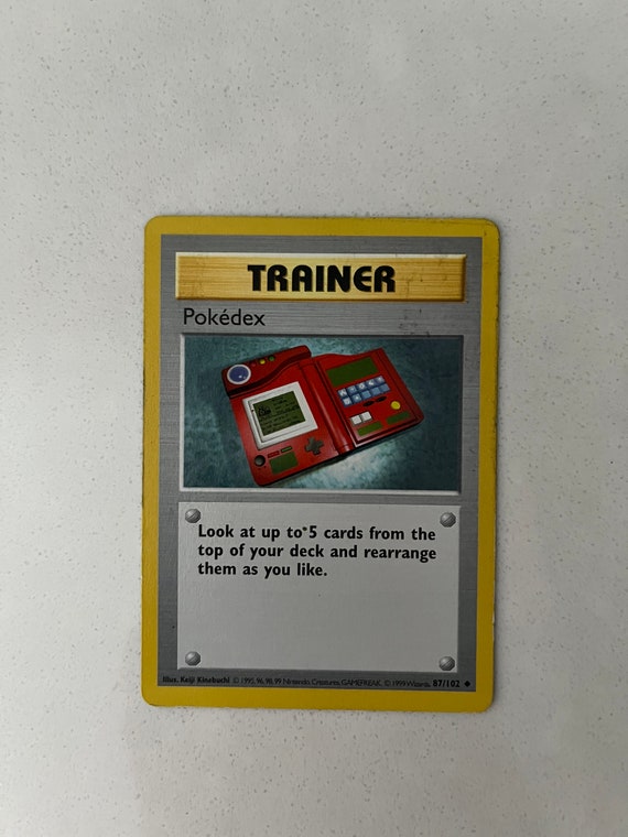 Pokédex Trainer Card 87/102 | Etsy