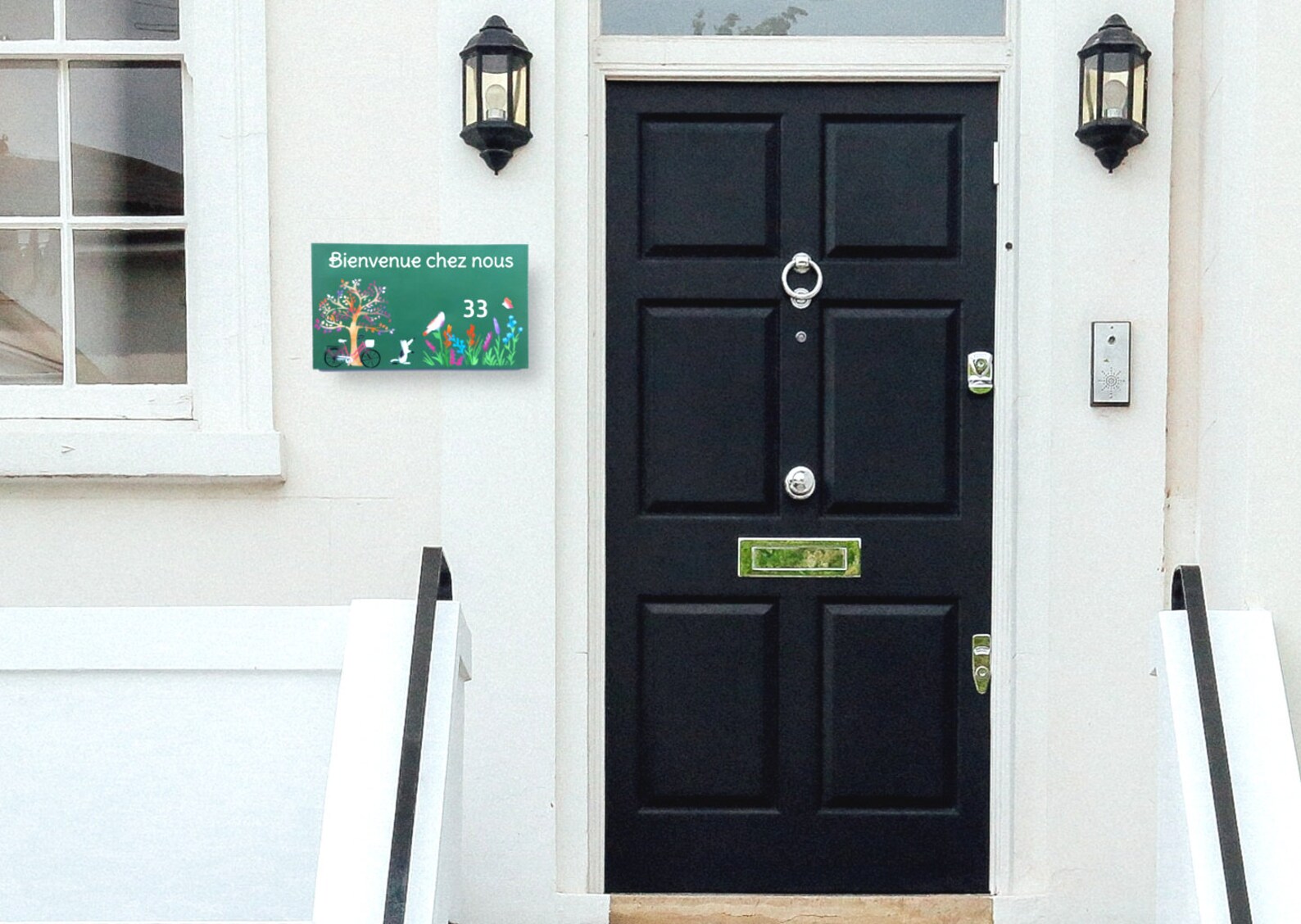 Personalized House Plaque, Decorative Address Plaque With Family Name ...