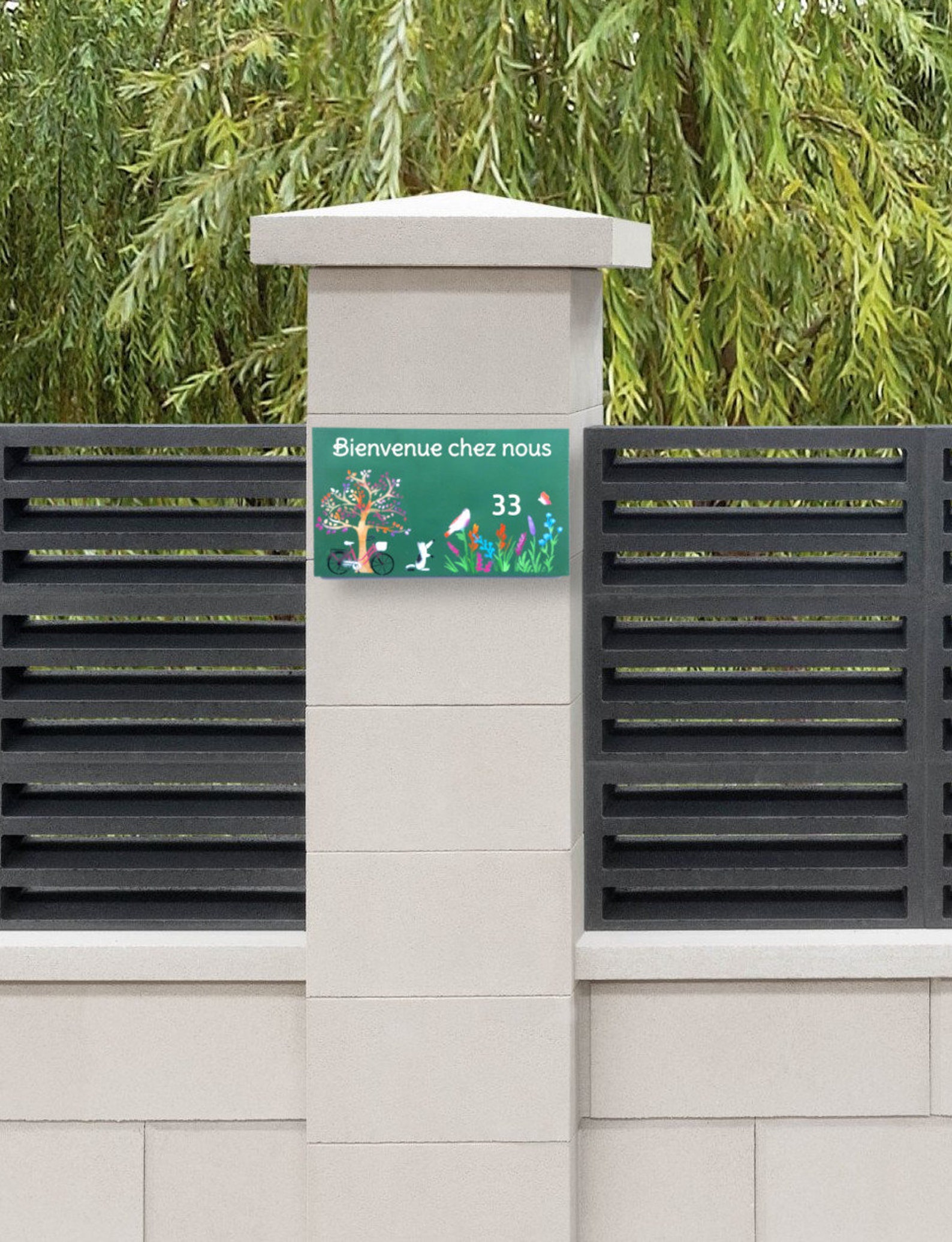 Personalized House Plaque, Decorative Address Plaque With Family Name ...