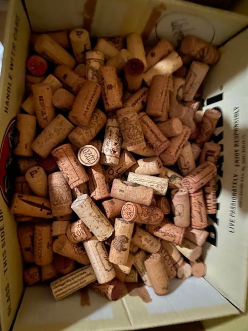 Used/recycled Wine Corks for Any Art Project! (no Synthetic) - Etsy