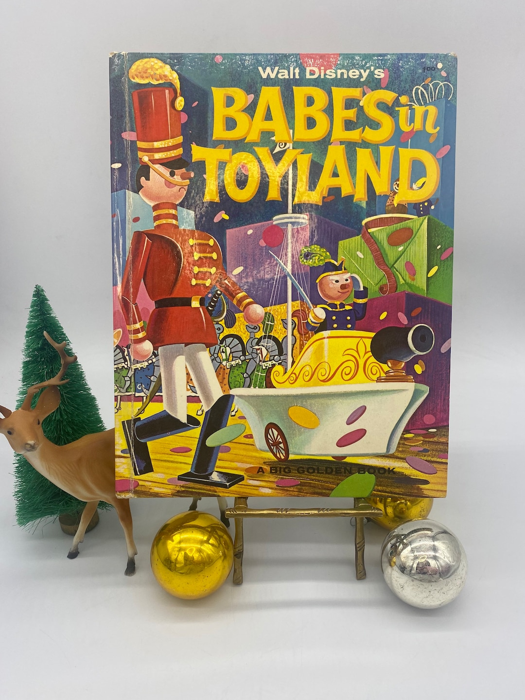 Vintage 1961 Walt Disney's "babes in Toyland" Big Golden Book - Etsy