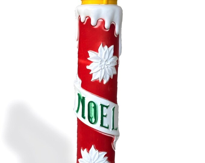1973 Vintage Empire Blow Mold NOEL Light-up Christmas Candle 38 - Etsy