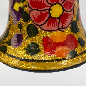 Hand Painted Hanging Papier Mache Bells From Kashmir - Etsy