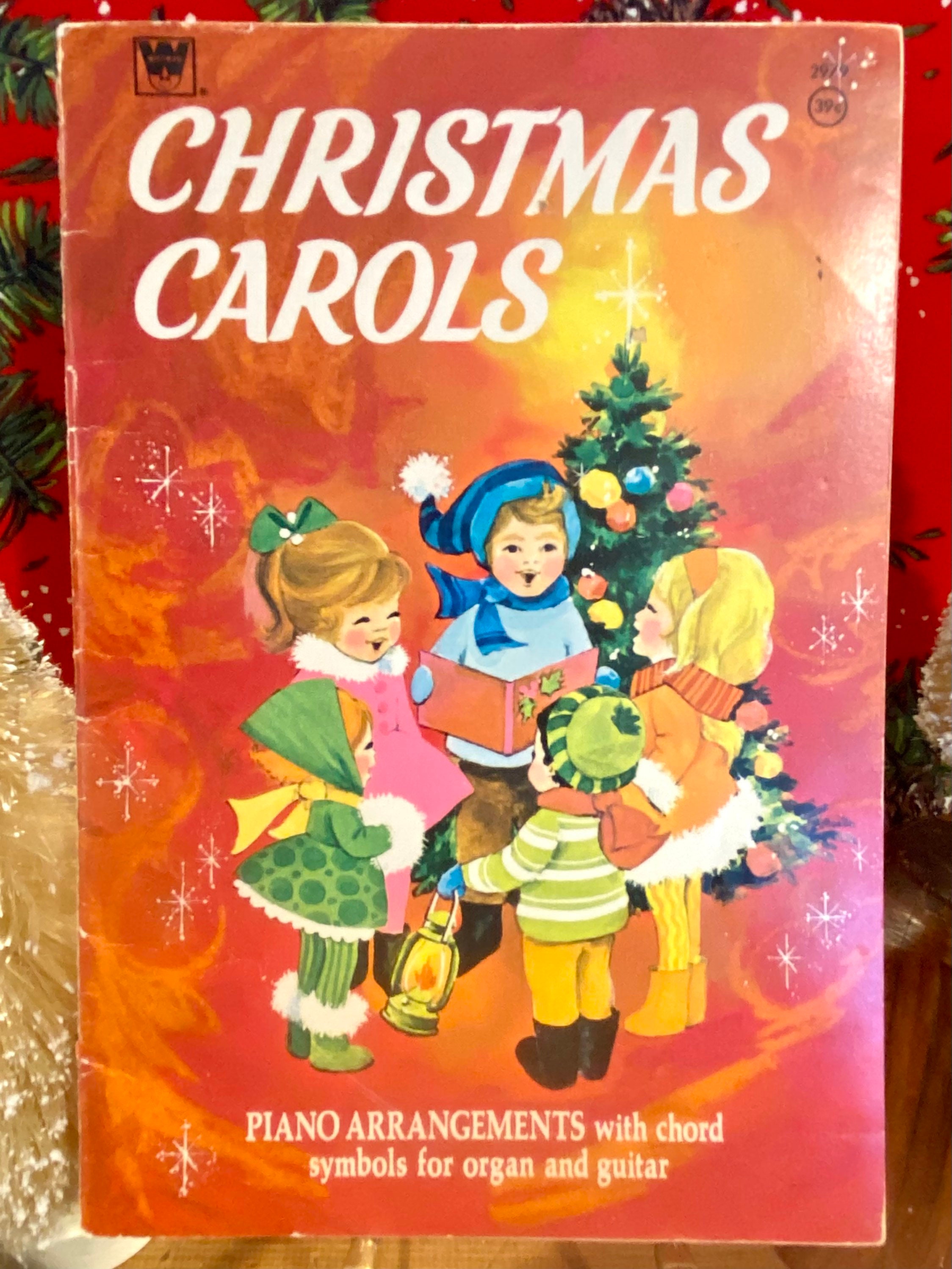 1969 Christmas Carols With Chord Symbols for Organ Guitar - Etsy