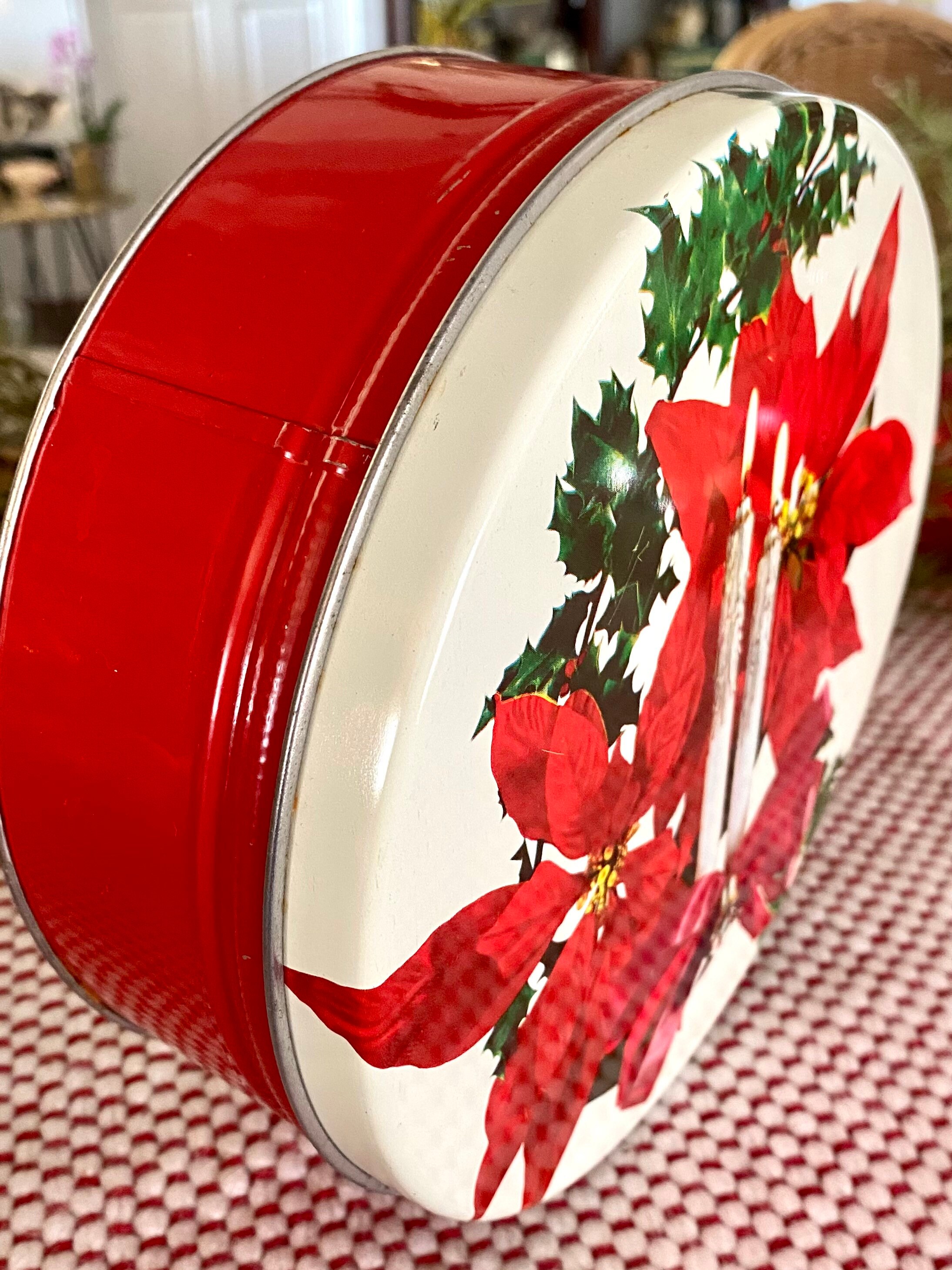 Vintage Round Fruitcake Cookie Tin 7 Diameter Vintage - Etsy