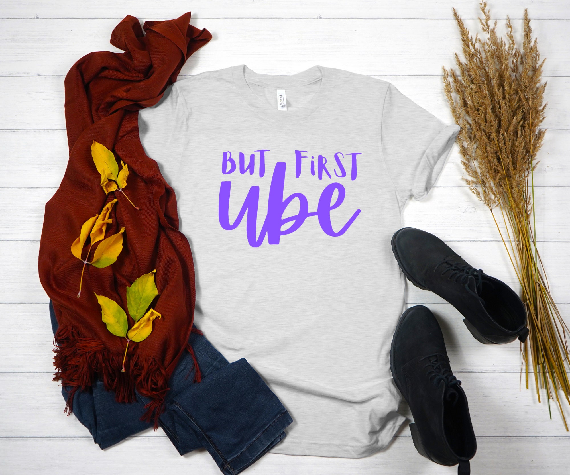 Ube Filipino Shirt but First Ube Filipino T-shirt Filipino - Etsy