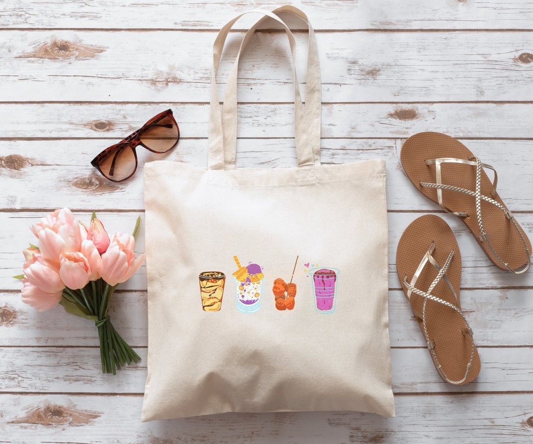 Filipino Canvas Tote Bag, Filipino Food Bag, Filipino Sweets Food ...