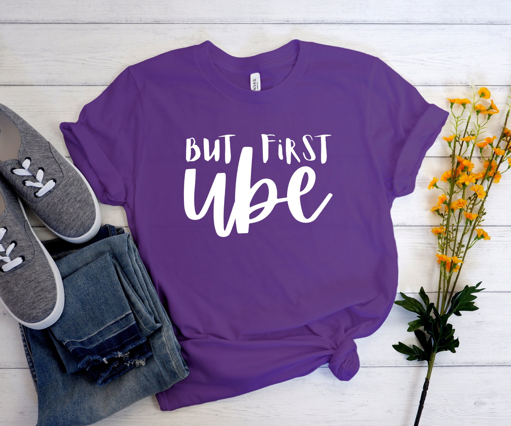 Ube, Filipino Shirt, but First Ube, Filipino T-shirt, Filipino Tee ...