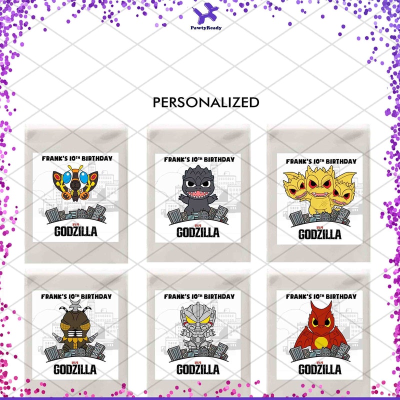 Godzilla Stickers - Etsy