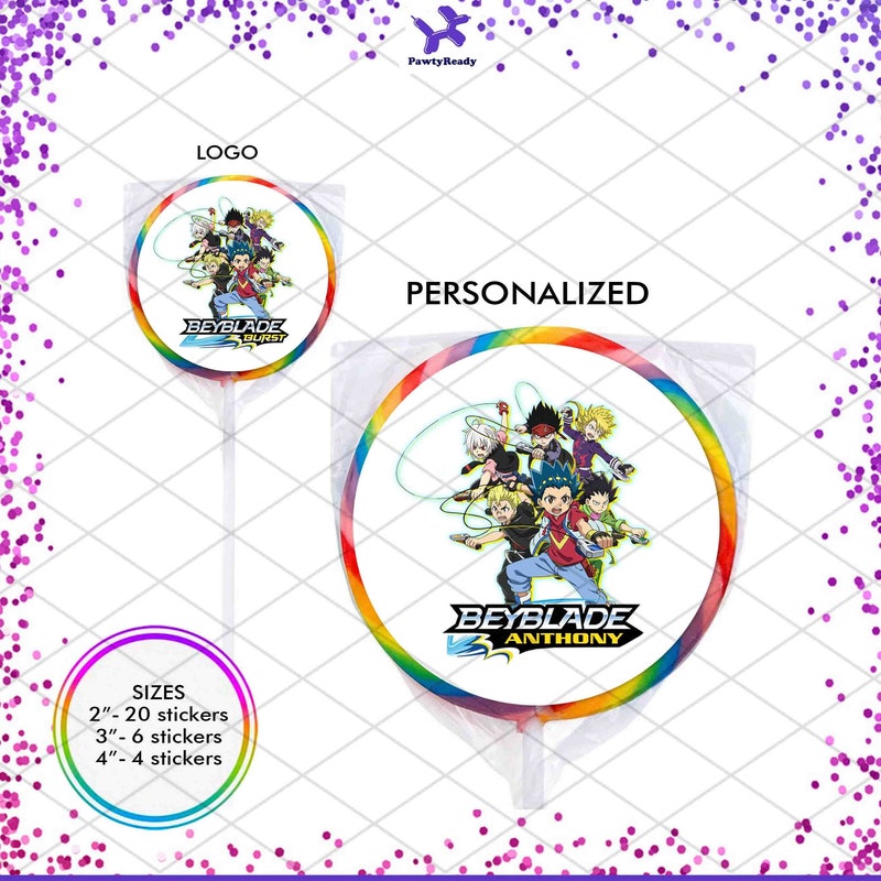 Beyblade X Stickers - Etsy